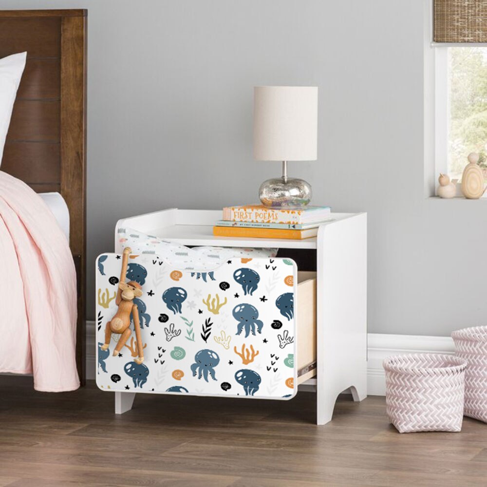 Autocolant Art Kids pentru mobilier, Caracatite in apa, autoadeziv ...