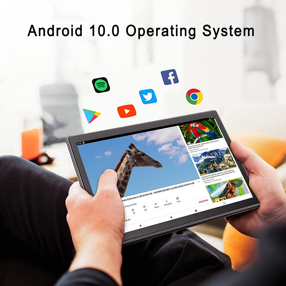 Tableta TOSCIDO M863, 10.1", Octa-Core, 4GB RAM, 64GB ROM, Android 10.0 ...