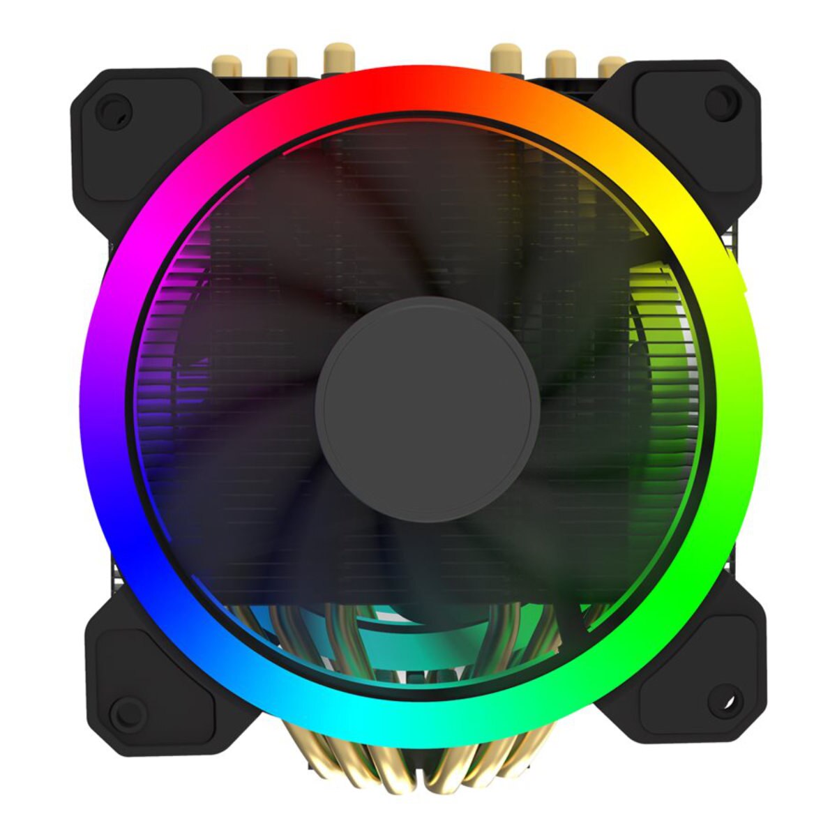 Cooler CPU, Gembird Huracan X120, RGB, 120 mm, 56 CFM, 1800 RPM, 28 dB ...