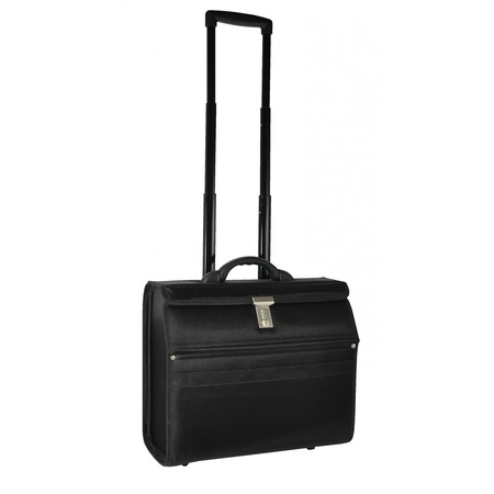 Geanta pilot troller Desq, compartiment pentru laptop, negru - eMAG.ro