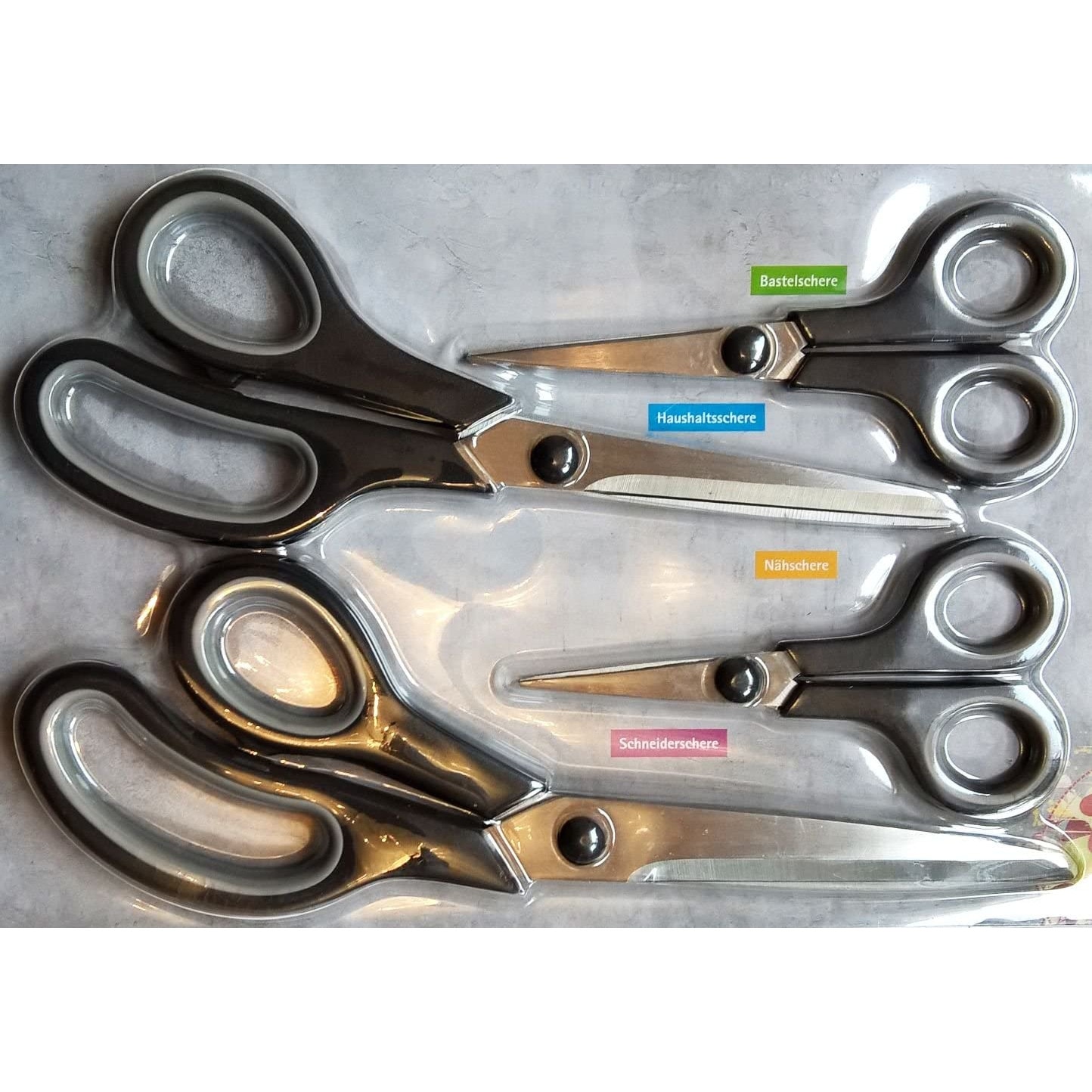 Set 4 foarfece Crelando, otel - eMAG.ro