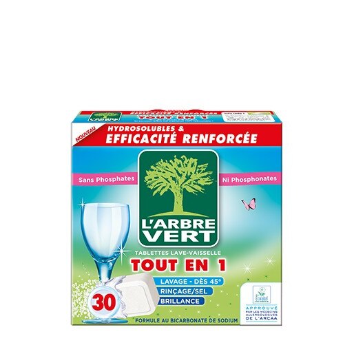 L'Arbre Vert öko mosogatógép tabletta 30db - eMAG.hu