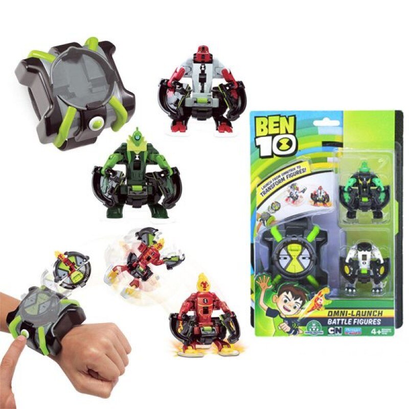 Set de joaca Ben 10 - Ceas Omnitrix cu 2 figurine - eMAG.ro