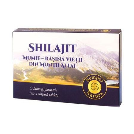 Shilajit, mumie, rasina vietii din muntii Altai, 60 tablete - eMAG.ro