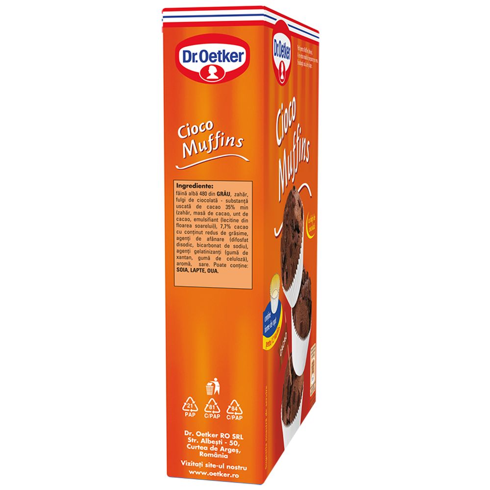 Mix pentru Briose cu Ciocolata Dr. Oetker, 295 g - eMAG.ro