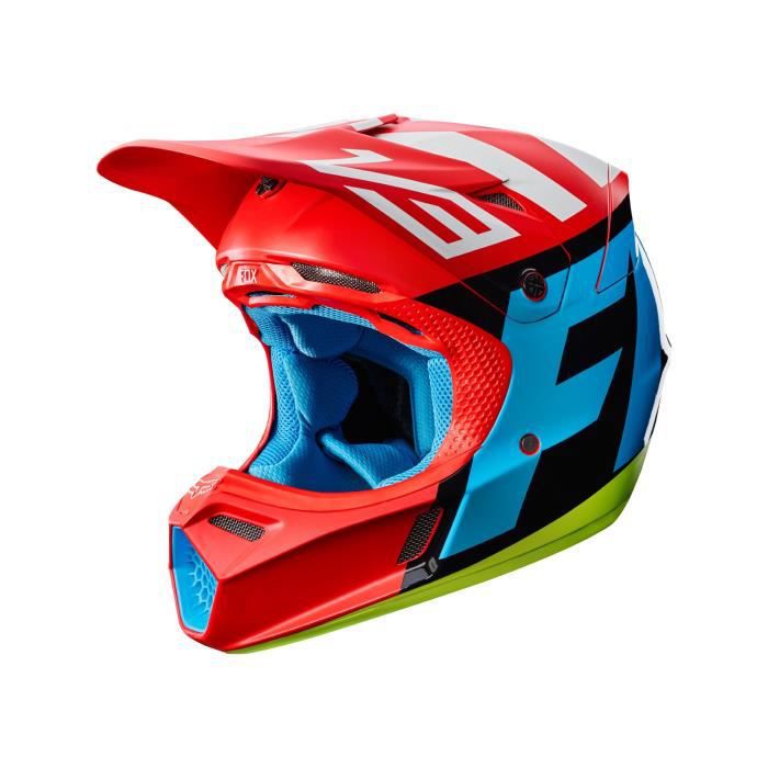 Casca Motocross, Fox Racing, Fox 2017 V3 Creo Rosu, S - eMAG.ro
