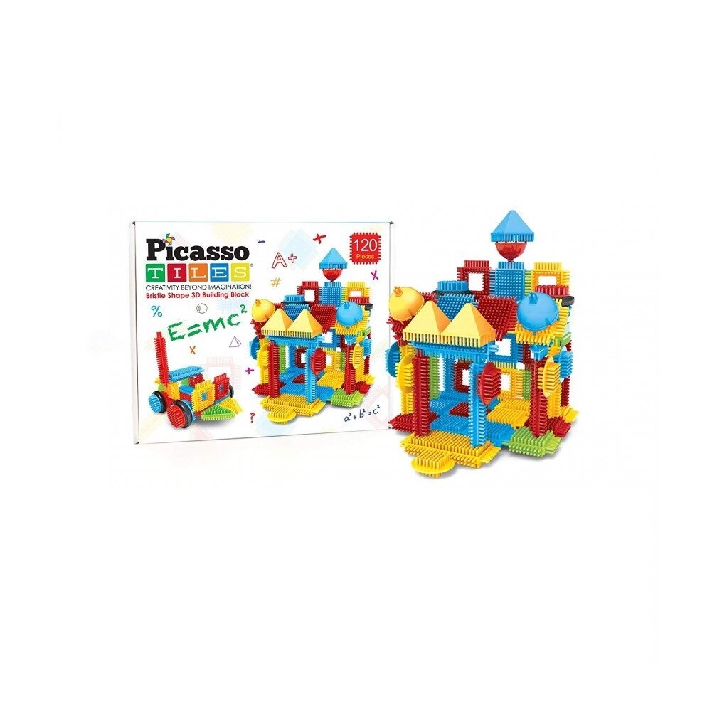 Picasso Tiles Bristle Shape Blocks alapkészlet 120 egymásba nyíló ...