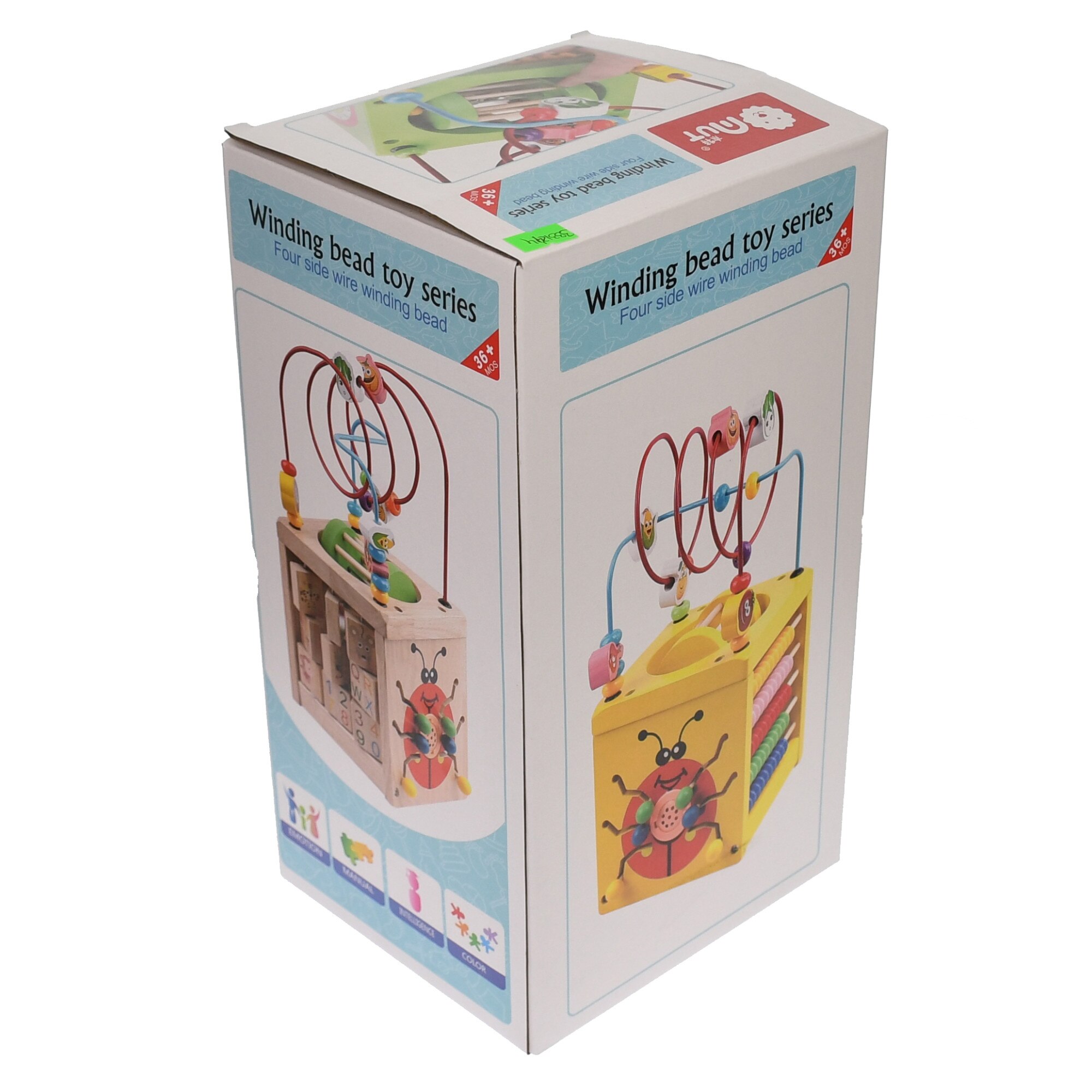 Fa kocka, órával, összeadás és kivonás, betűk, állatok, harangok ...