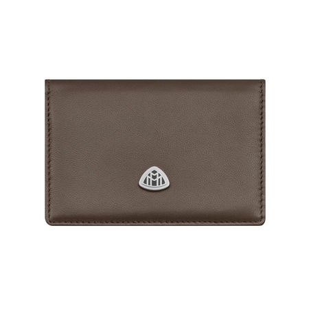 Portofel carti vizita din piele, maro, Maybach, Original Mercedes - eMAG.ro