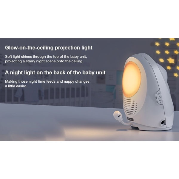 Interfon digital bidirectional cu proiector Vtech DM1212, include ...