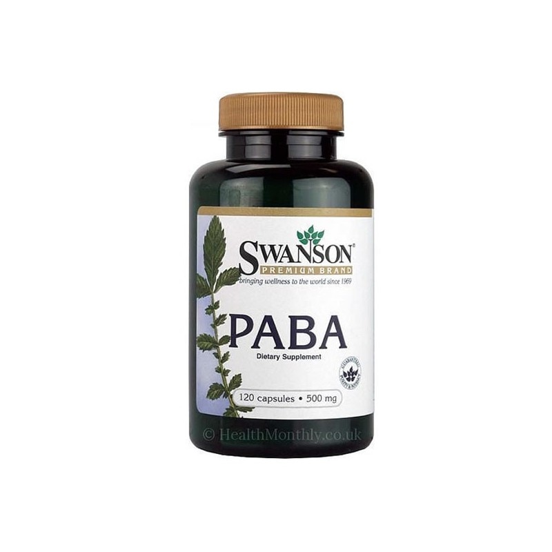 Swanson Paba 500 mg 120 Capsule, antioxidant puternic, utilizat in ...