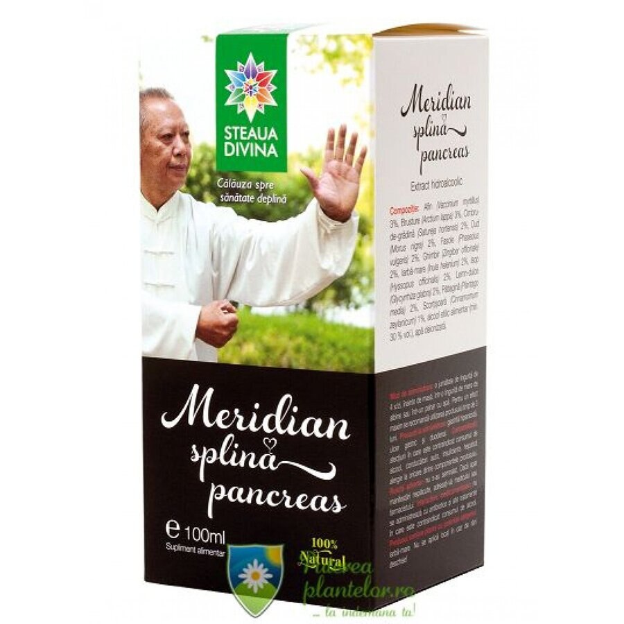 STEAUA DIVINA, Tinctura Meridian Splina si Pancreas 100ml - eMAG.ro