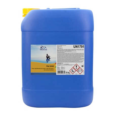 Clor lichid pentru piscina, Chemoform, 35 Kg - eMAG.ro