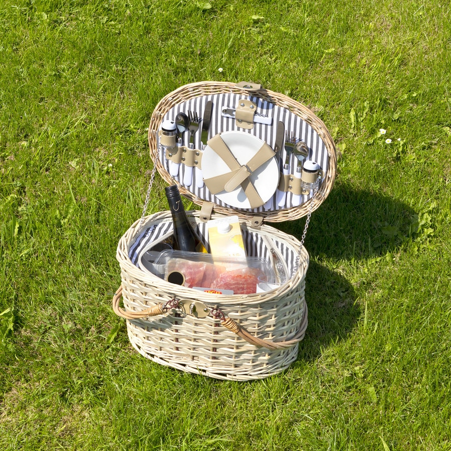 Cos de picnic, Dutch Mountains Oval pentru 2 persoane, 102266, Bej ...