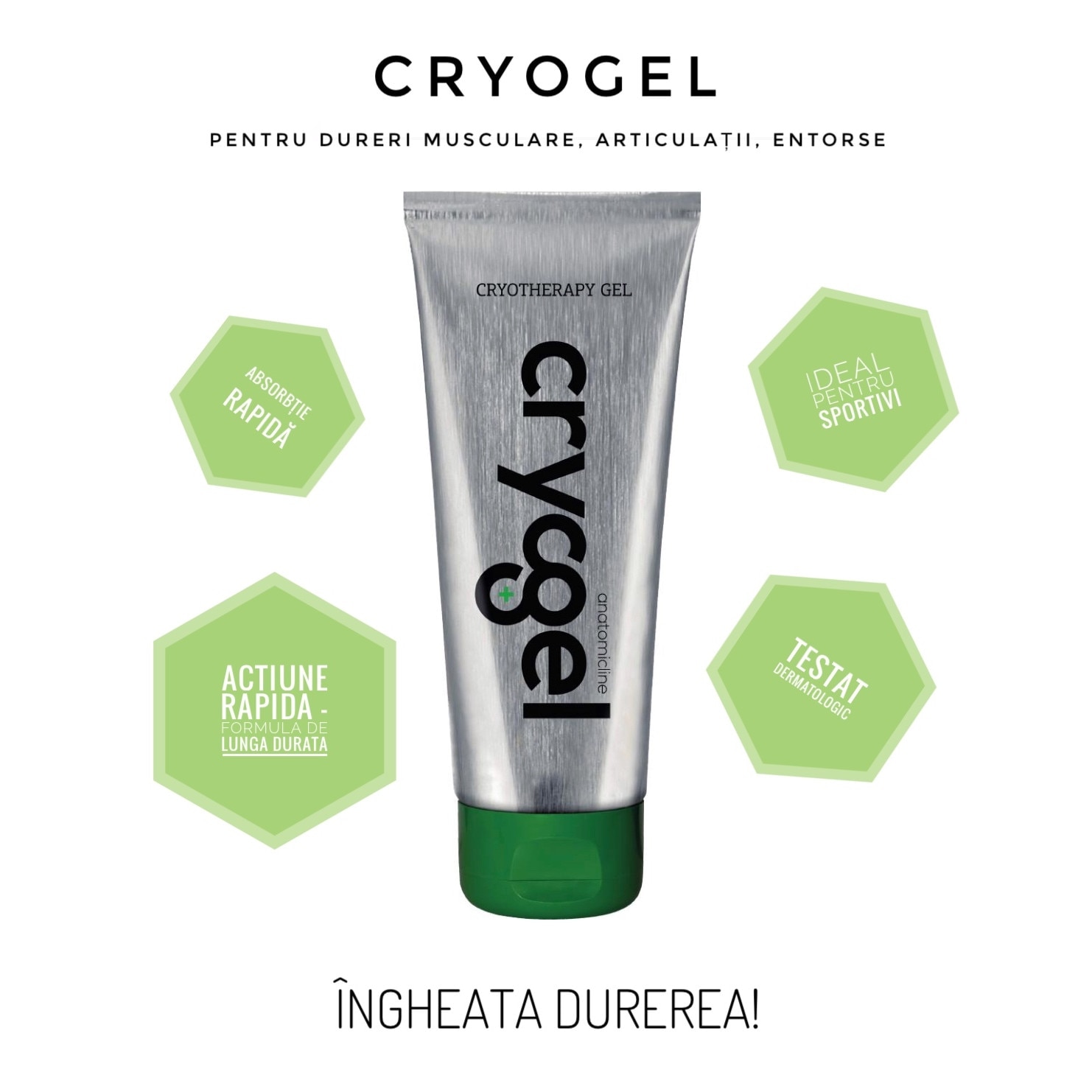 Gel crioterapie Cryogel, 100 ml, Anatomic Line - eMAG.ro