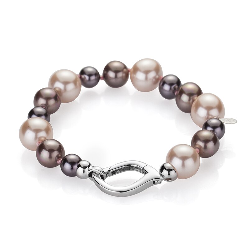 Bratara Swan Pearls D082BM, Perle maro, Argint - eMAG.ro