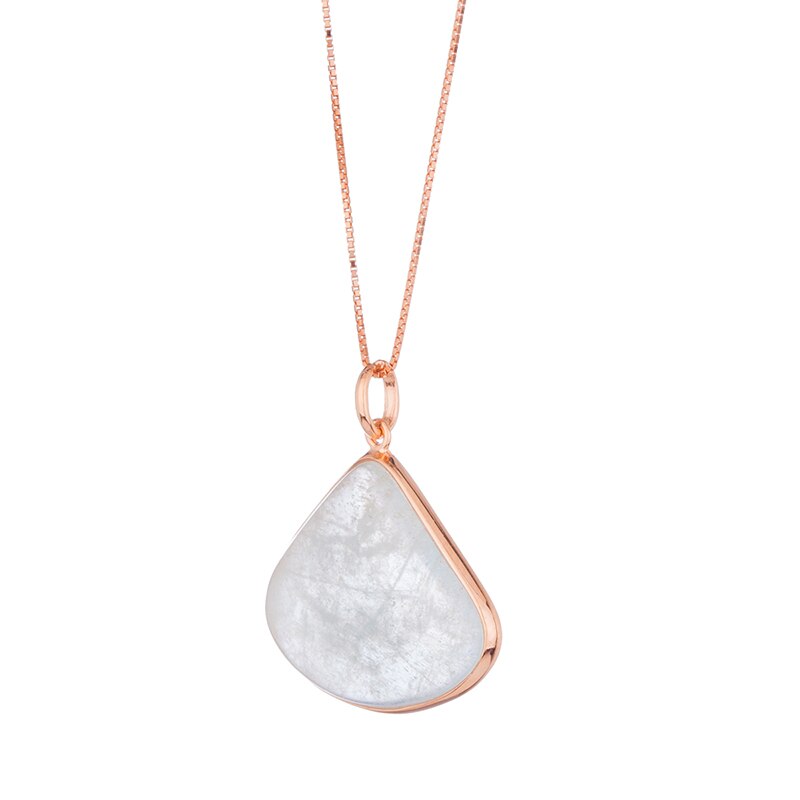 Colier Swan Pearls CE881NAM, Model acvamarin, Argint, Gri - eMAG.ro
