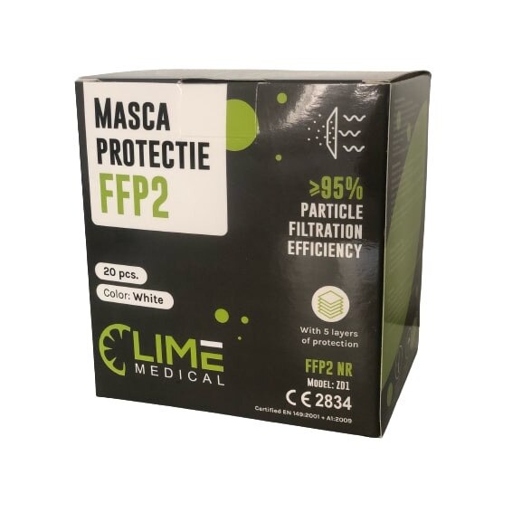 Masca FFP2 de protectie faciala, Ambalata individual, 5 straturi - eMAG.ro