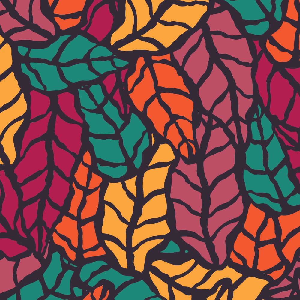 Autocolant Art Factory pentru mobilier, Model frunza peste frunza ...