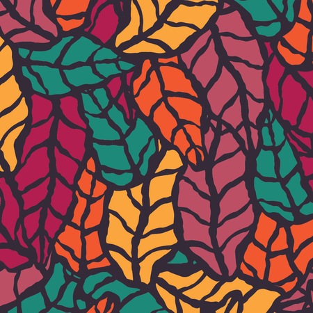 Autocolant Art Factory pentru mobilier, Model frunza peste frunza ...