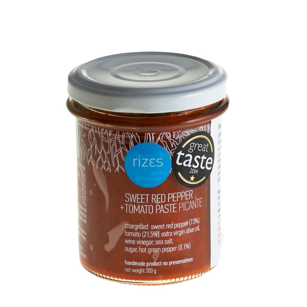 Pasta picanta de ardei si rosii, Rizes, Premiat Great Taste, produs ...
