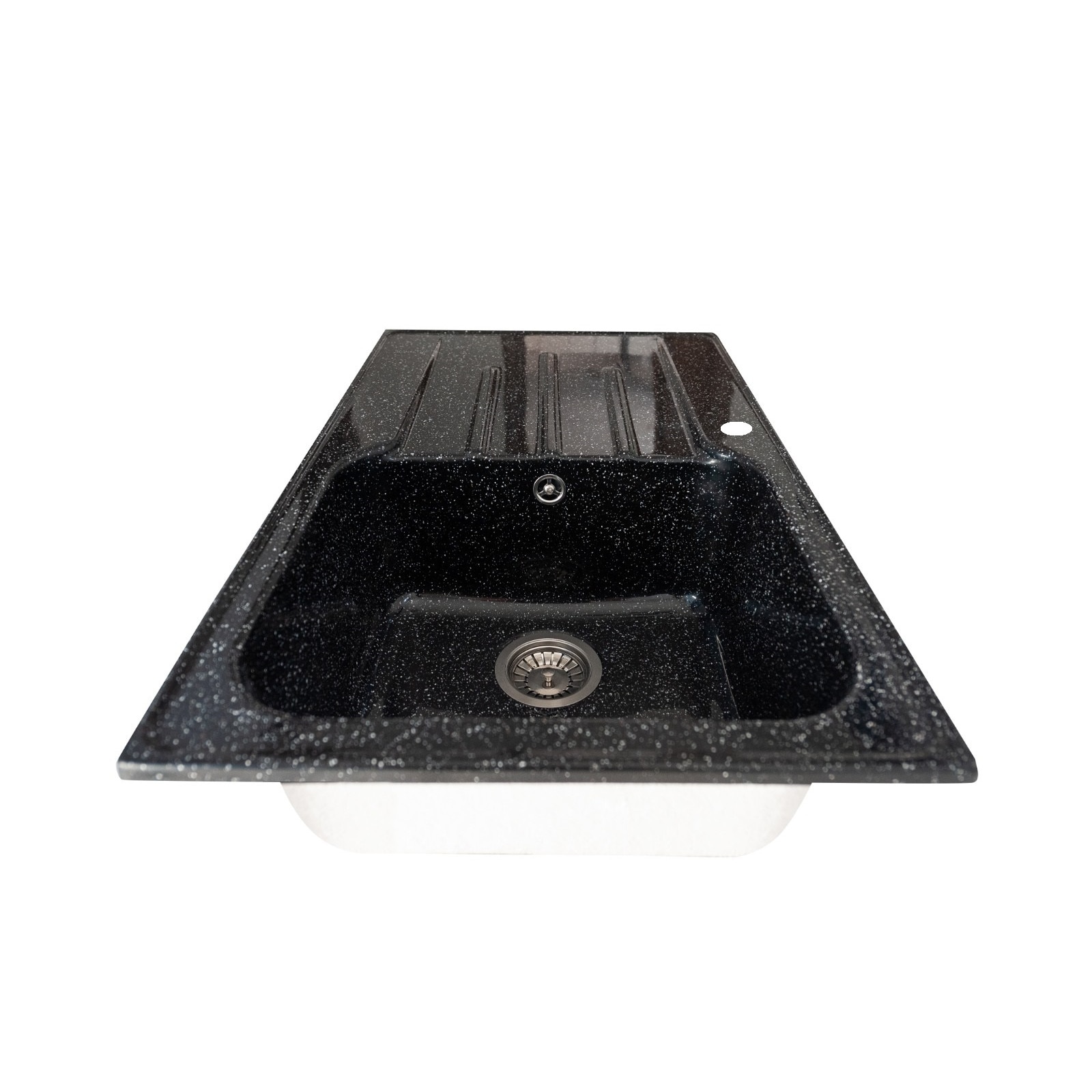 Chiuveta compozit Resing, 80 x 50 cm, cuva dreapta, adancime 20 cm ...