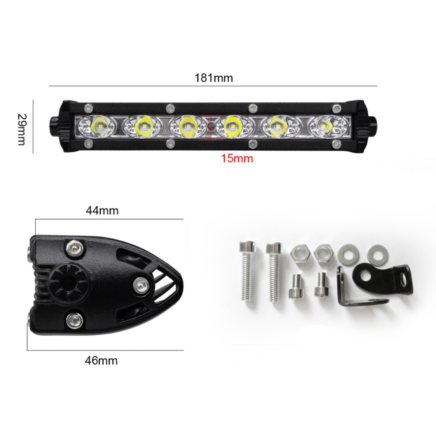 Proiector led Slim Off road - Suv, Jeep, Tractor, Barca, ATV, Buggy ...