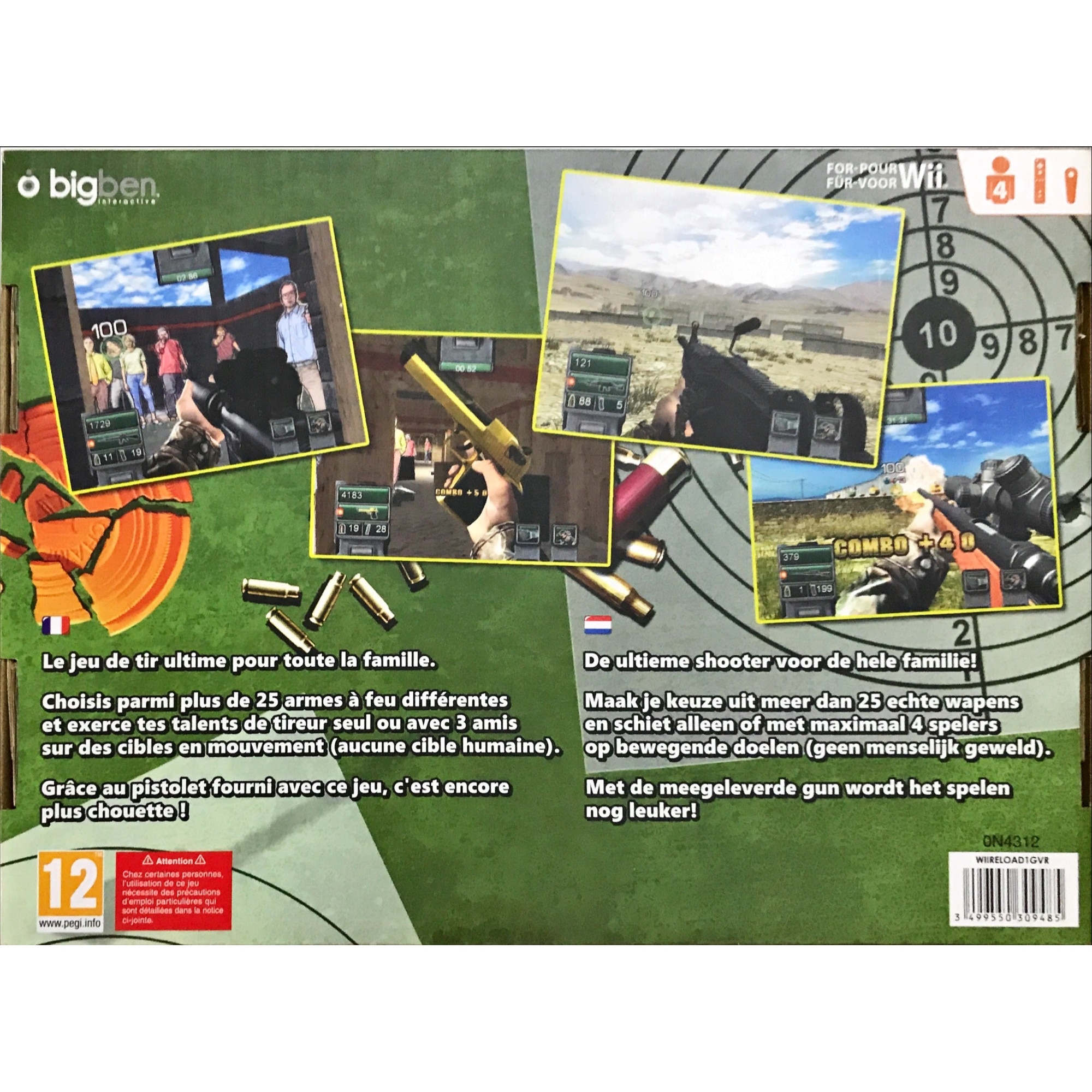 Reload Nintendo Wii játék + 1 db fegyver - eMAG.hu