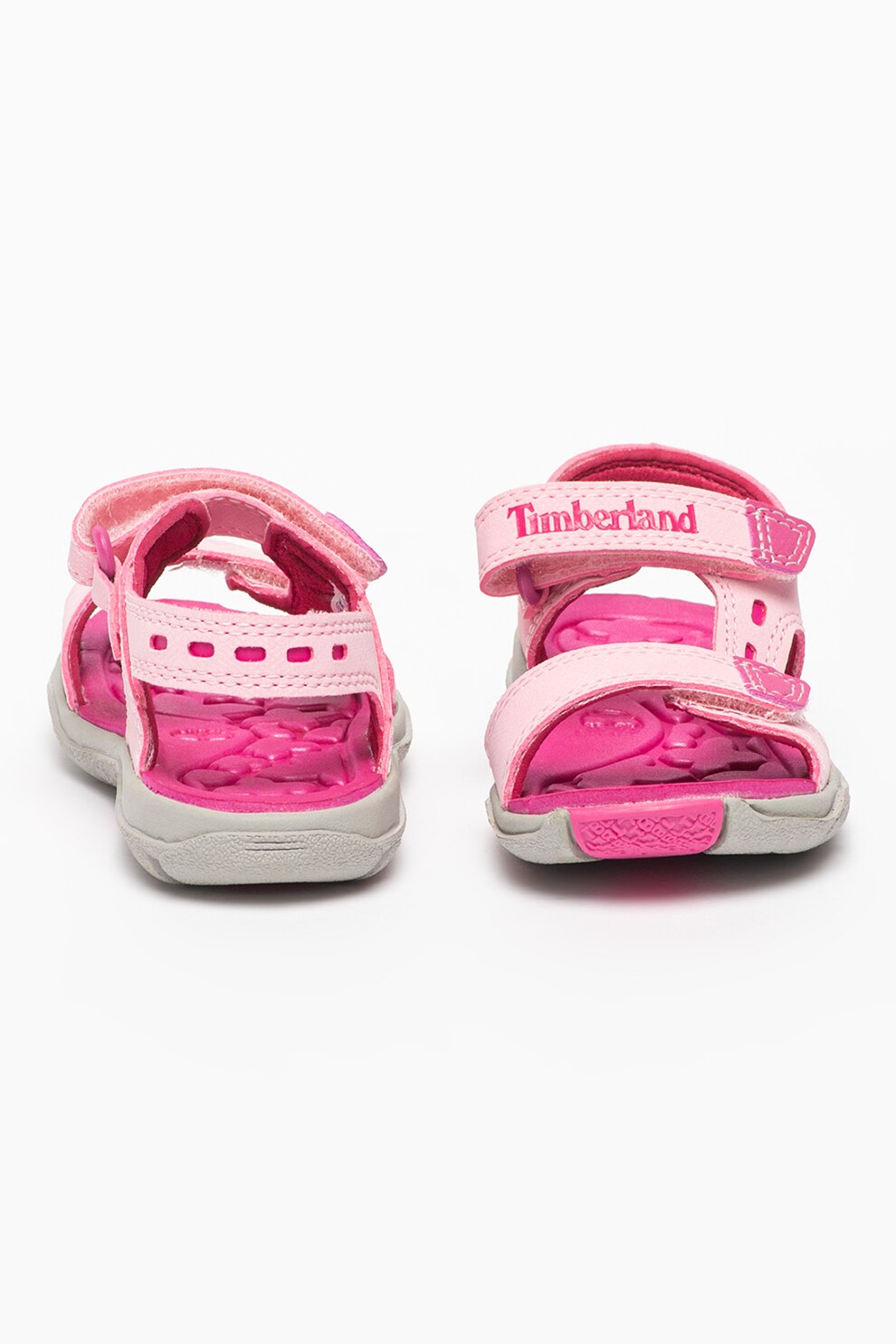 Timberland, Sandale cu velcro Moss Jump, Roz pastel, 22 EU - eMAG.ro