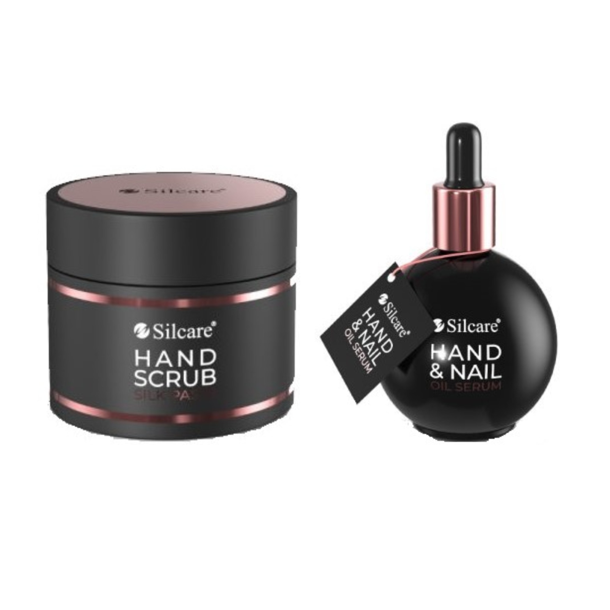 Set Silcare, Hand Scrub Silk Paste 150 ml si Hand & Nail Oil Serum 75 ...