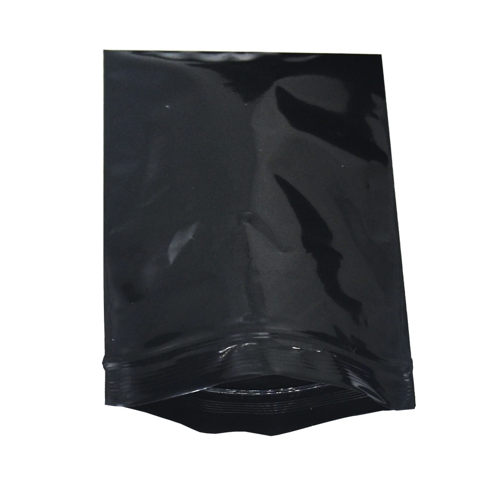 Pungi ziplock negre, set 100 bucati, 50 x 70 mm, resigilabile ...