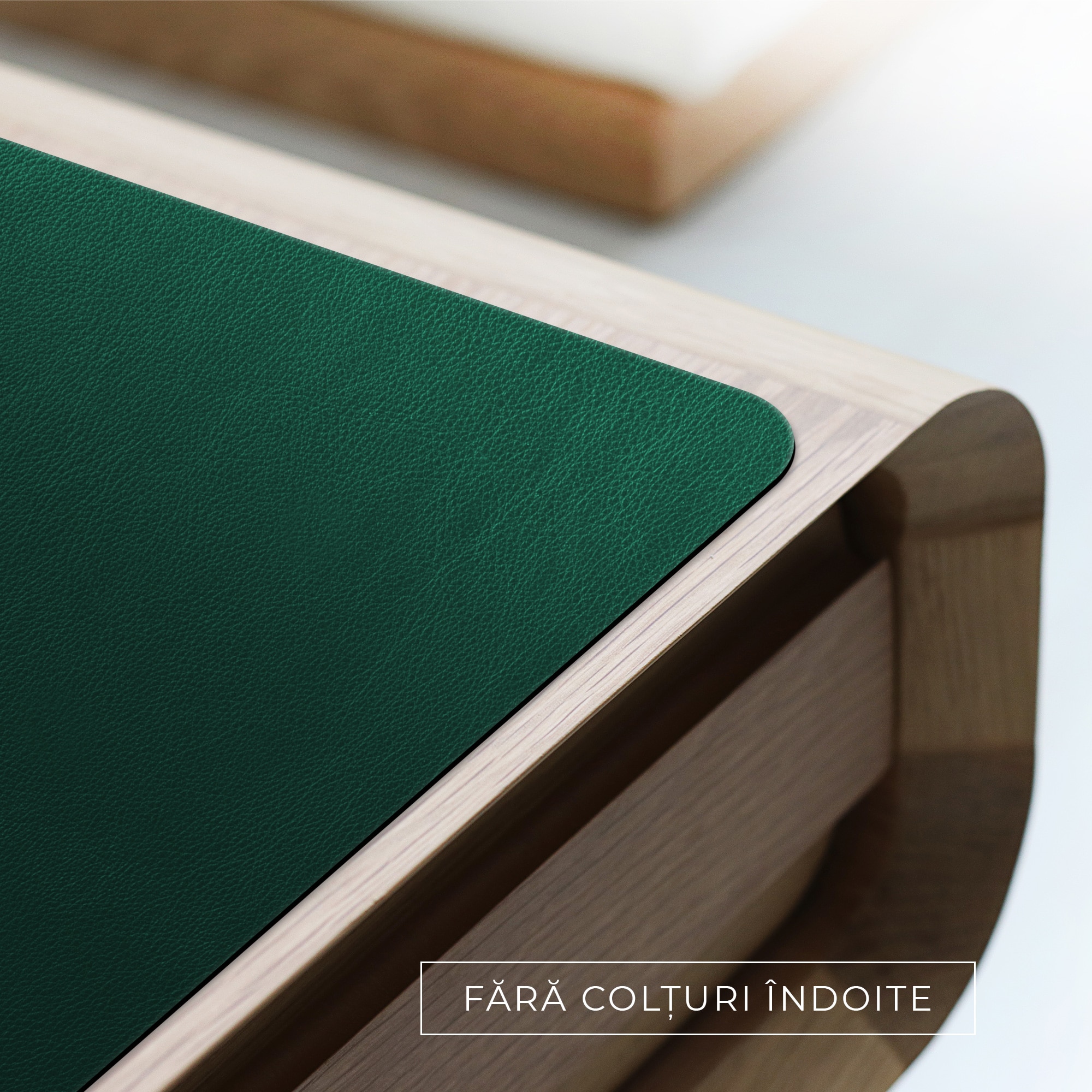 Mousepad Flexi M, din piele PU, cu doua fete, pentru protectie birou ...