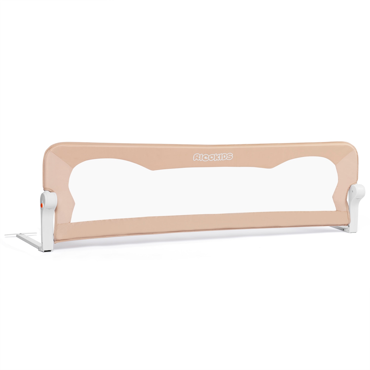 Protectie pat copii, 150 x 35 x 42 cm, bej - eMAG.ro