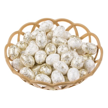 Set cos cu 48 oua decorative de Paste, DecorCasa, 2 cm - eMAG.ro