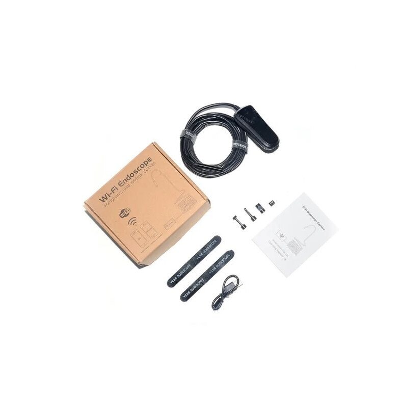 Ендоскопска камера Inskam 130-v3, Твърд кабел, 5.5 mm, WIFI, HD 1080P ...