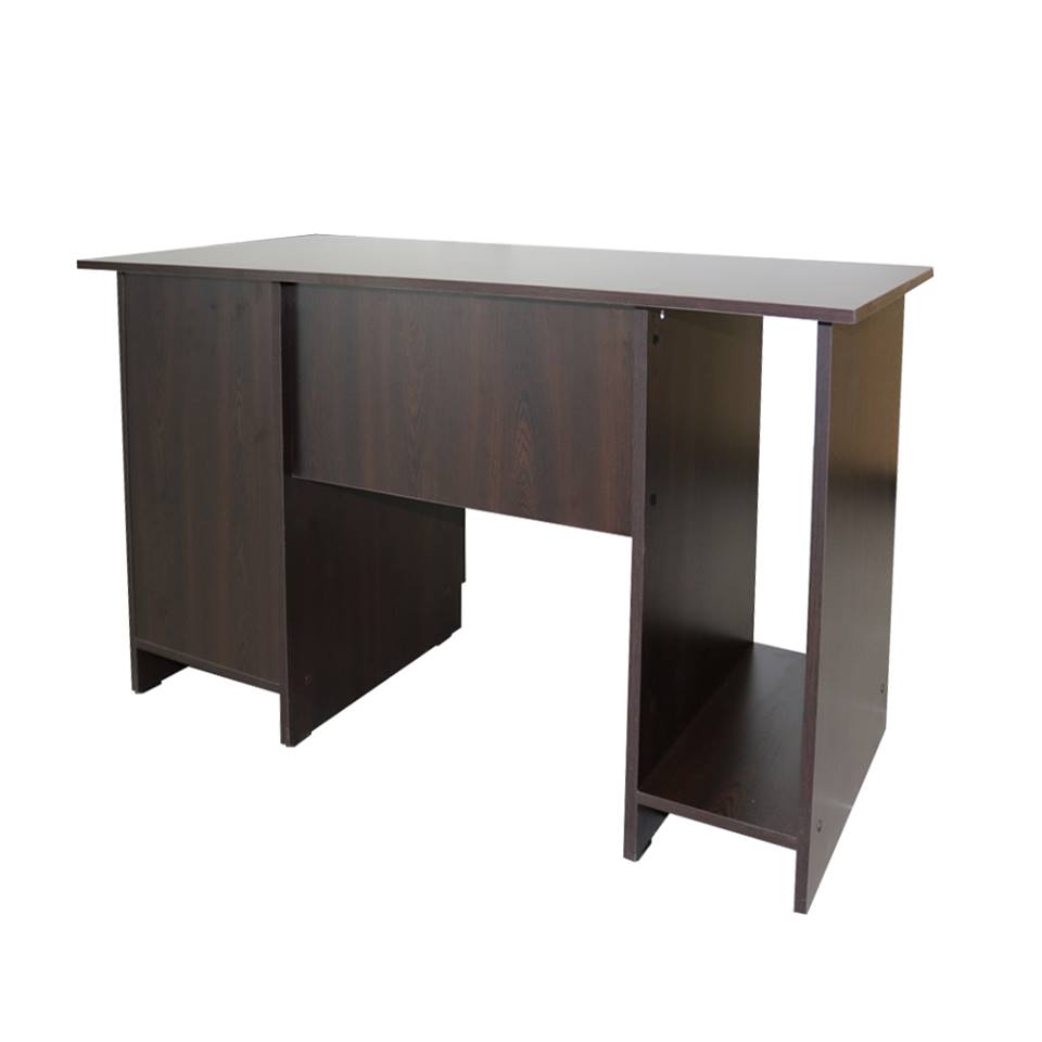 Birou Nero cu 1 usa si 1 sertar, Wenge/Brad, 120 x 74 x 60 cm - eMAG.ro