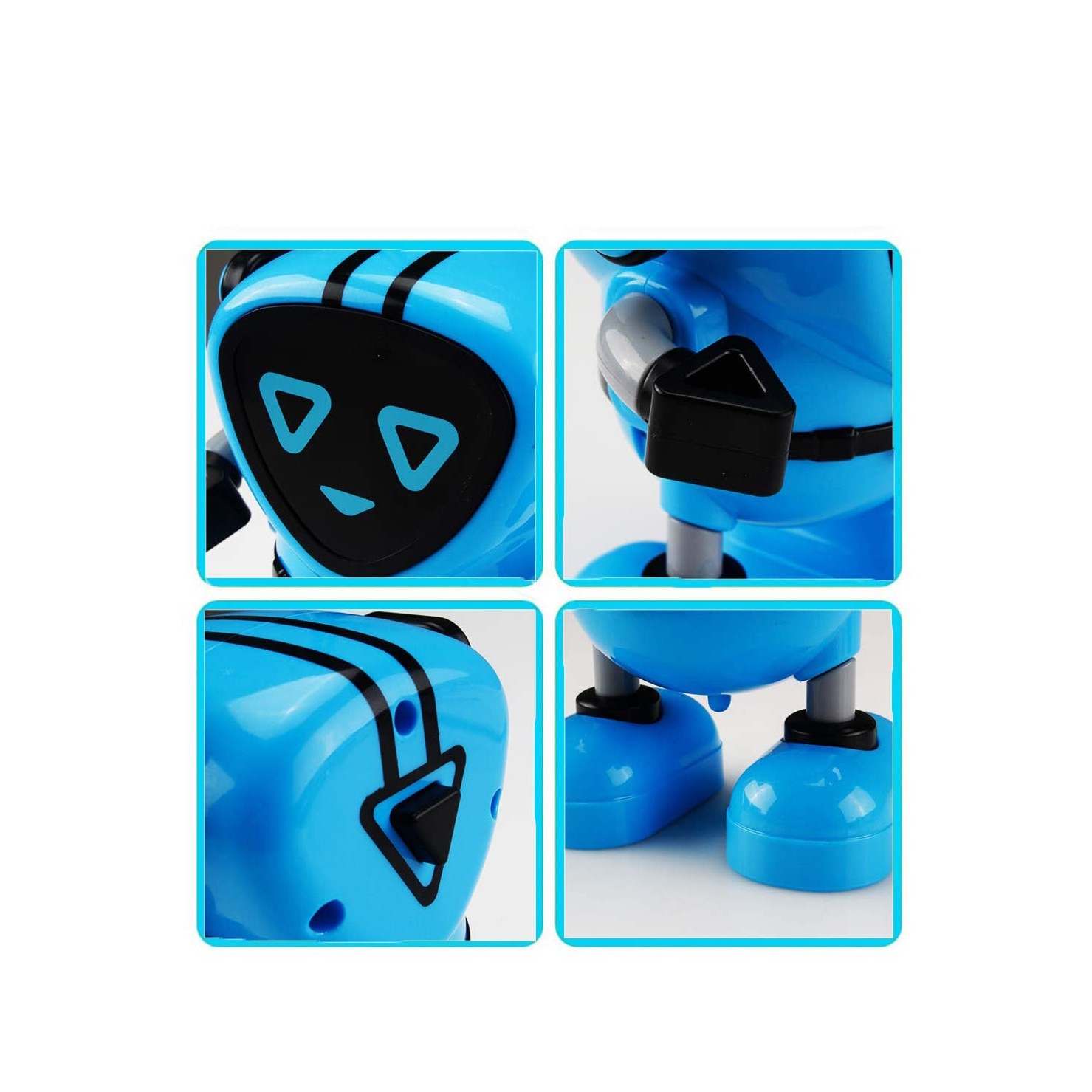 Robot Spin Mini BlueBOT, detasabil, design modern, tip titirez, manual ...