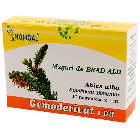 Gemoderivat muguri brad alb 1ml*30mdz - eMAG.ro