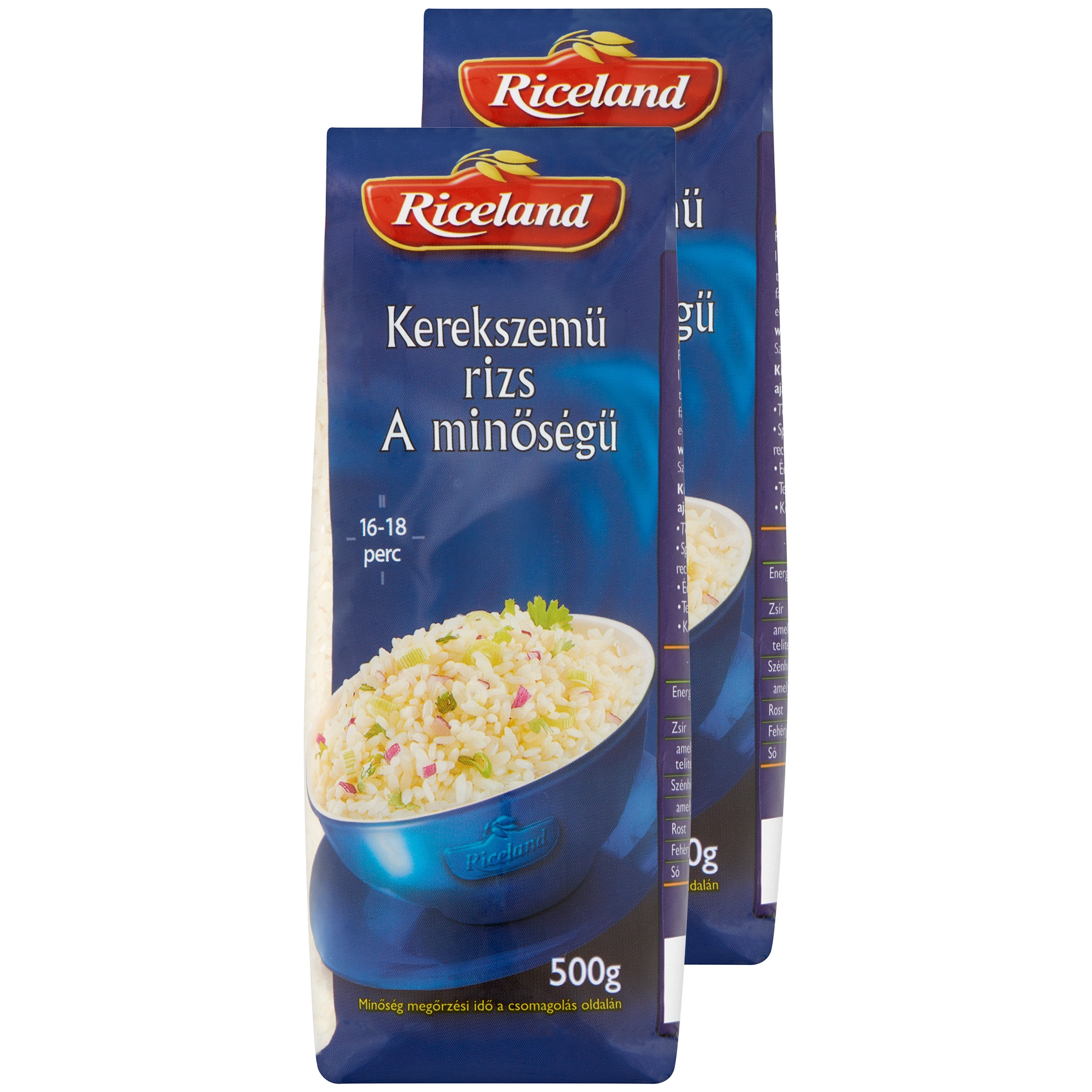 Riceland 'kerek' rizs, 2 x 500 g - eMAG.hu
