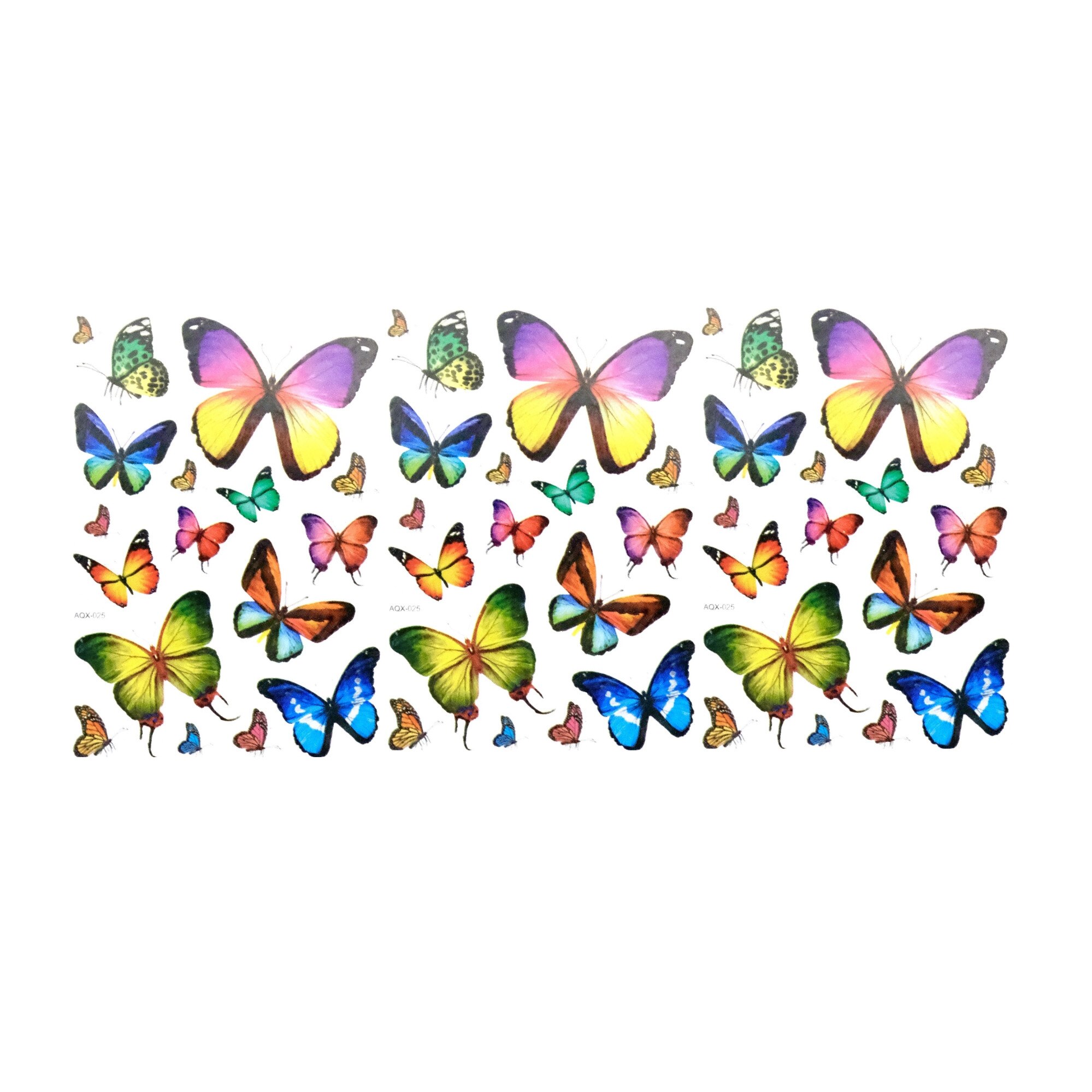 Set 51 stickere fluturasi decorativi, diferite dimensiuni - eMAG.ro
