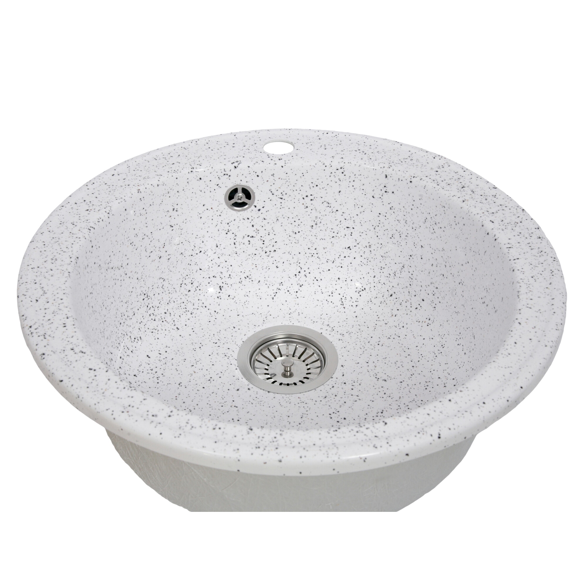 Chiuveta compozit Resing, diametru 50 cm, adancime 20 cm, incastrabila ...