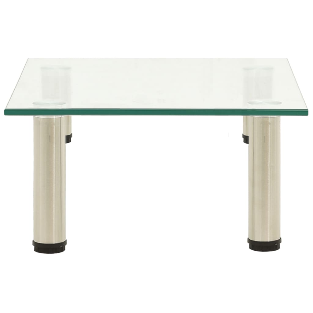 Comoda TV, Sticla securizata, 40x35x17 cm, Transparent - eMAG.ro