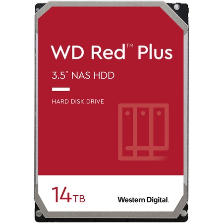 HDD WD Red™ Plus 14TB, 7200RPM, 512MB cache, SATA-III - eMAG.ro