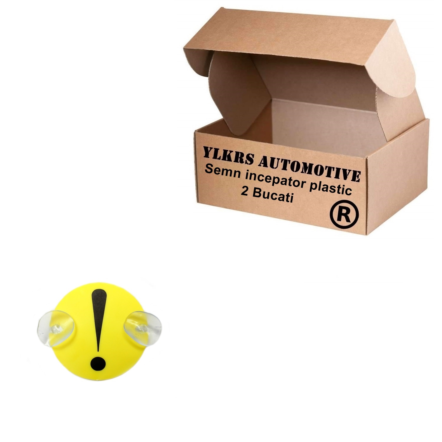 Semn incepator plastic la set de 2 bucati YLKRS AutoMotive ® - eMAG.ro