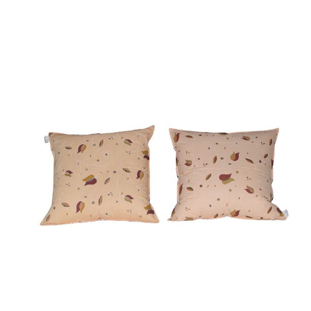 Set 2 perne puf de gasca 80%, HTT, 70x70x20 cm, cusatura dubla - eMAG.ro