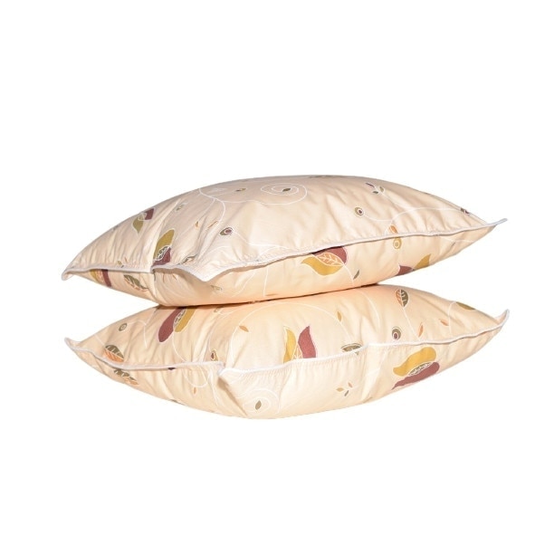 Set 2 perne puf de gasca 80%, HTT, 60x60x20 xm, cusatura dubla - eMAG.ro