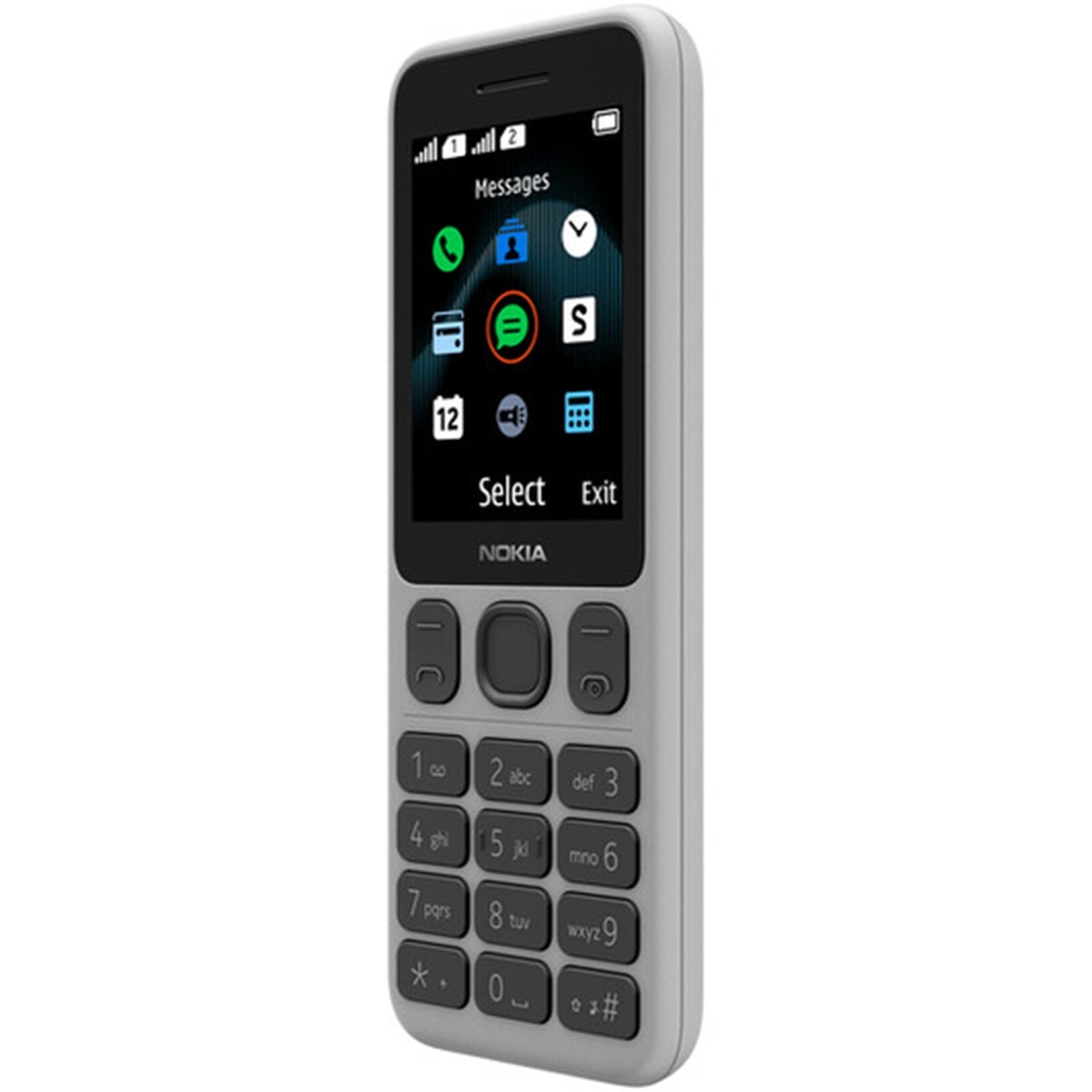 Telefon mobil Nokia 125, Dual SIM, White - eMAG.ro