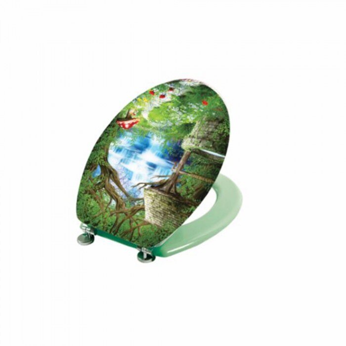 Capac WC, MalMuk, Model Waterfalls, Verde - eMAG.ro