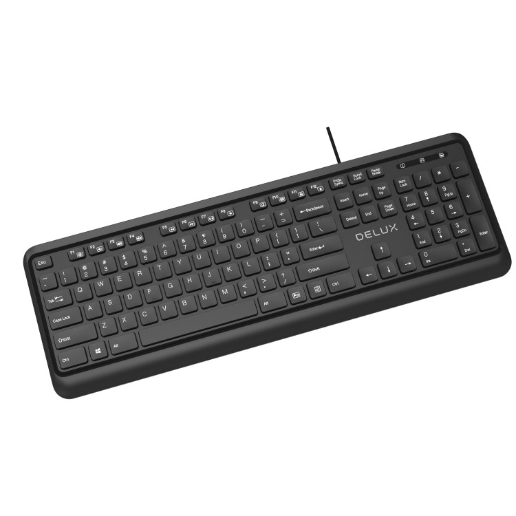 Set tastatura si mouse, Delux, K190U+M320BU, USB, Tastatura este ...