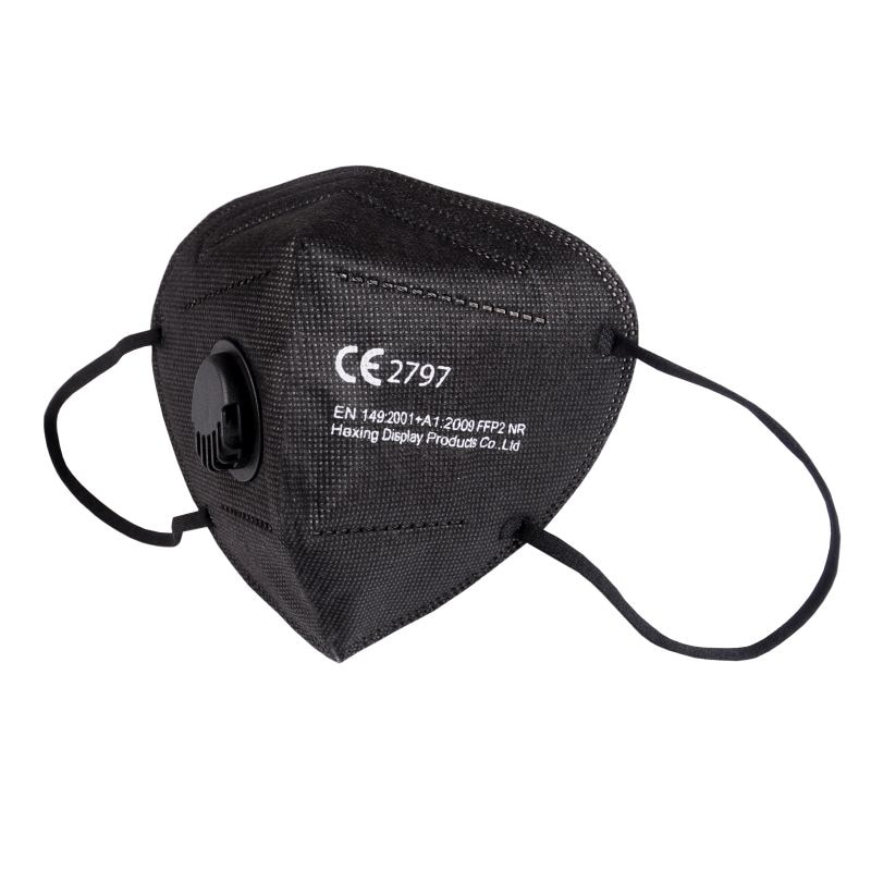 Set 10 bucati Masca FFP2 cu Valva/Supapa, Filtrare BFE ≥95%, Ambalata ...